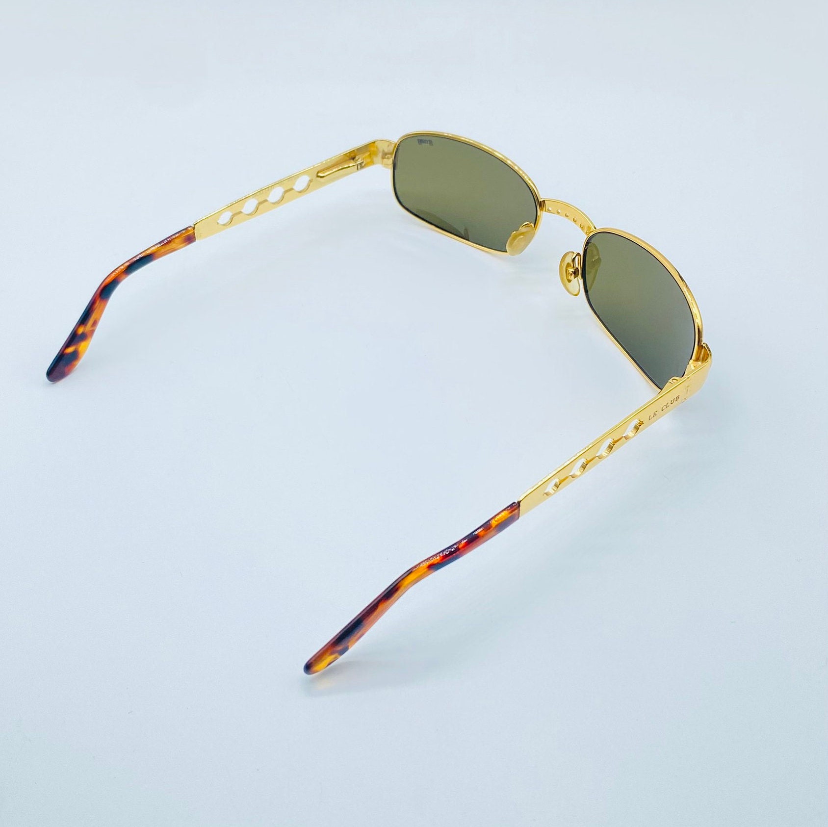 Le Club 1471 Avss Vintage 90s Tortoise and Gold Small Le Club 1471 Avss Vintage 90s Tortoise and Gold Small