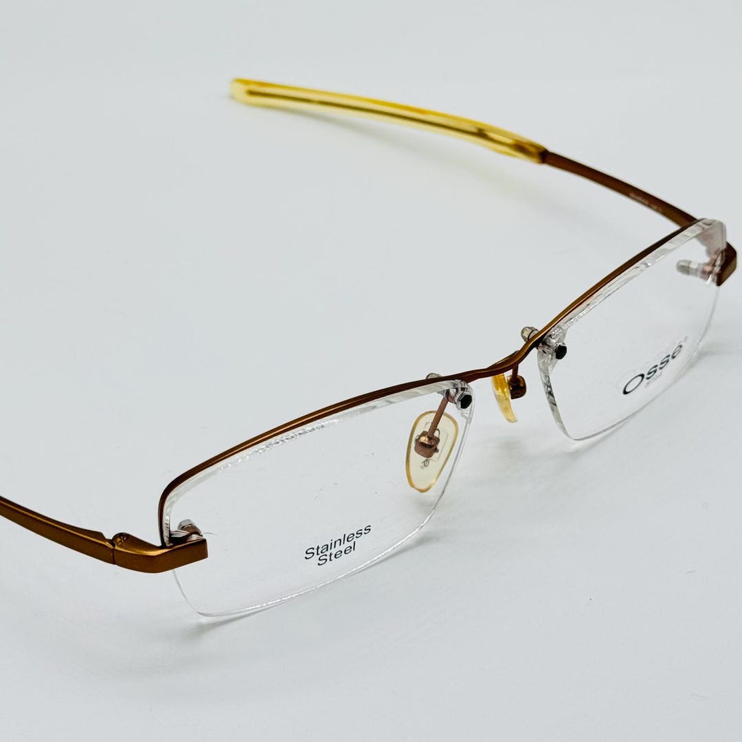 Osse Mod 044 , 90s , Vintage Small Cat Eye Rimless Cute Eyeglasses Men ...