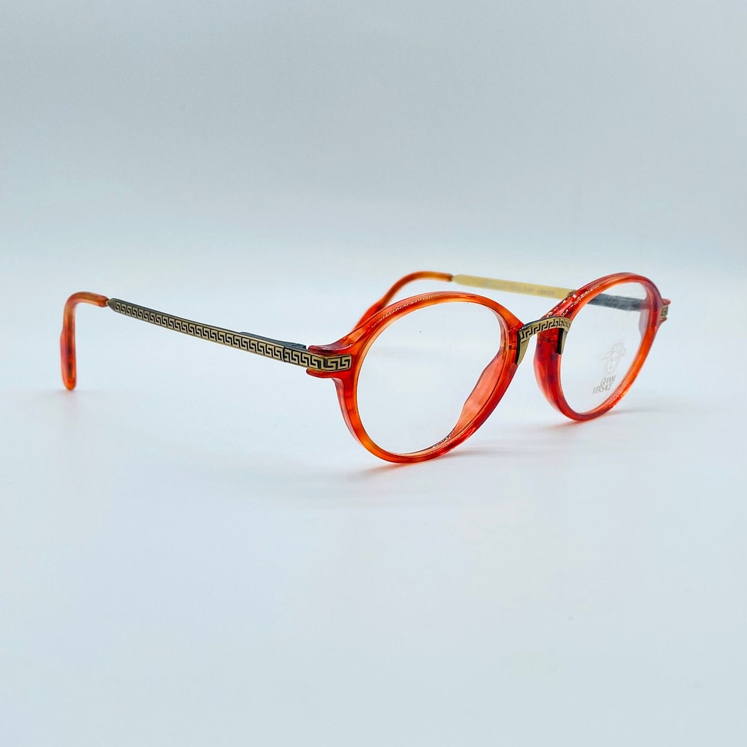 Gianni Versace G 21 / 80s / Vintage Small Oval Rare Eyewear / Womens ...