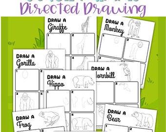 Spring Directed Drawing Activities How to Draw Step by Step Drawing ...