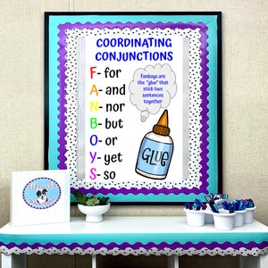 Coordinating Conjunctions FANBOYS Anchor Chart for the Classroom ...