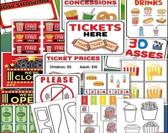 Car Wash Dramatic Play Center Pretend Play Printable for Preschool - Etsy