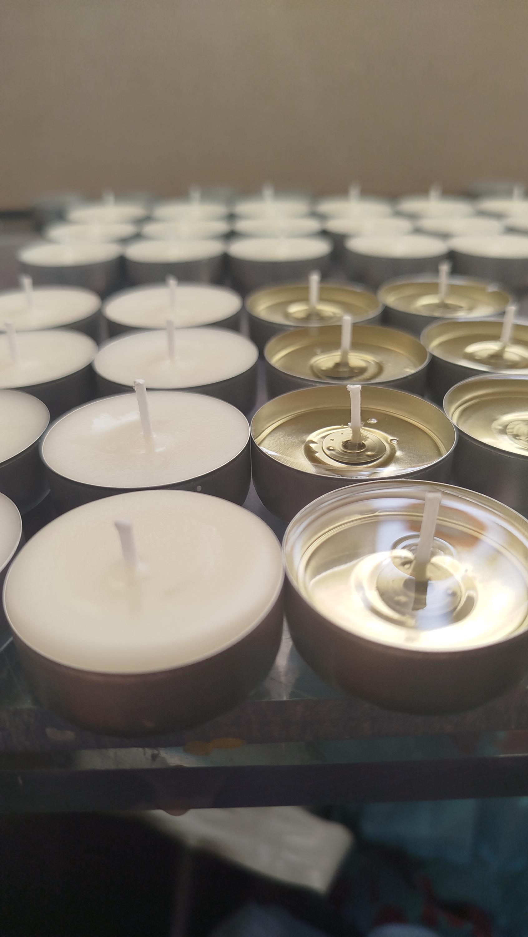 Natural Soy Wax Tealights - Hand Poured, Eco Friendly, 23 Count - Etsy UK