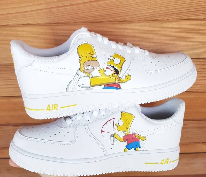 Simpsons Af1 Custom - Etsy