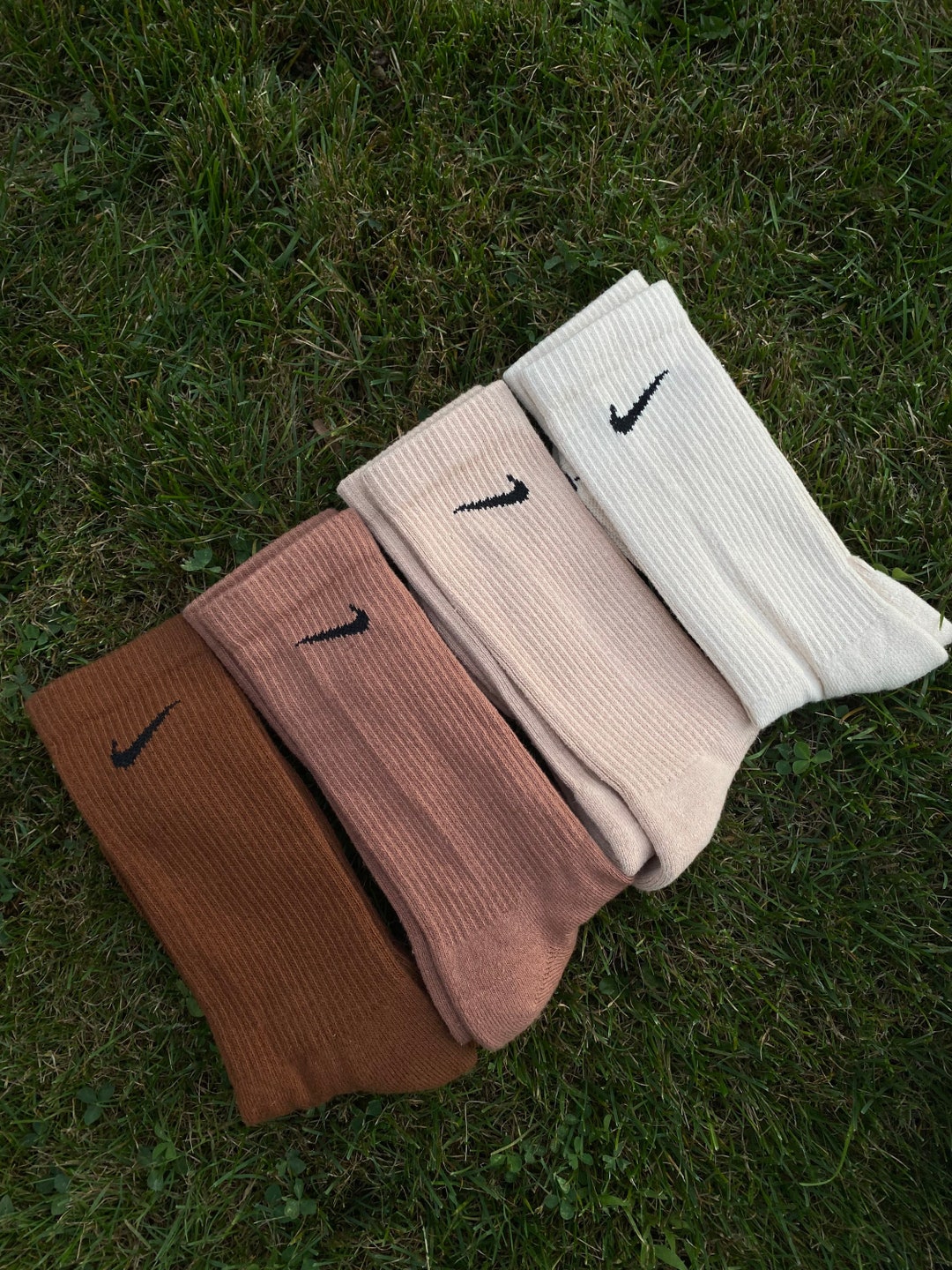 FULL PACK Brown Tones Custom Dyed Nike Socks - Etsy