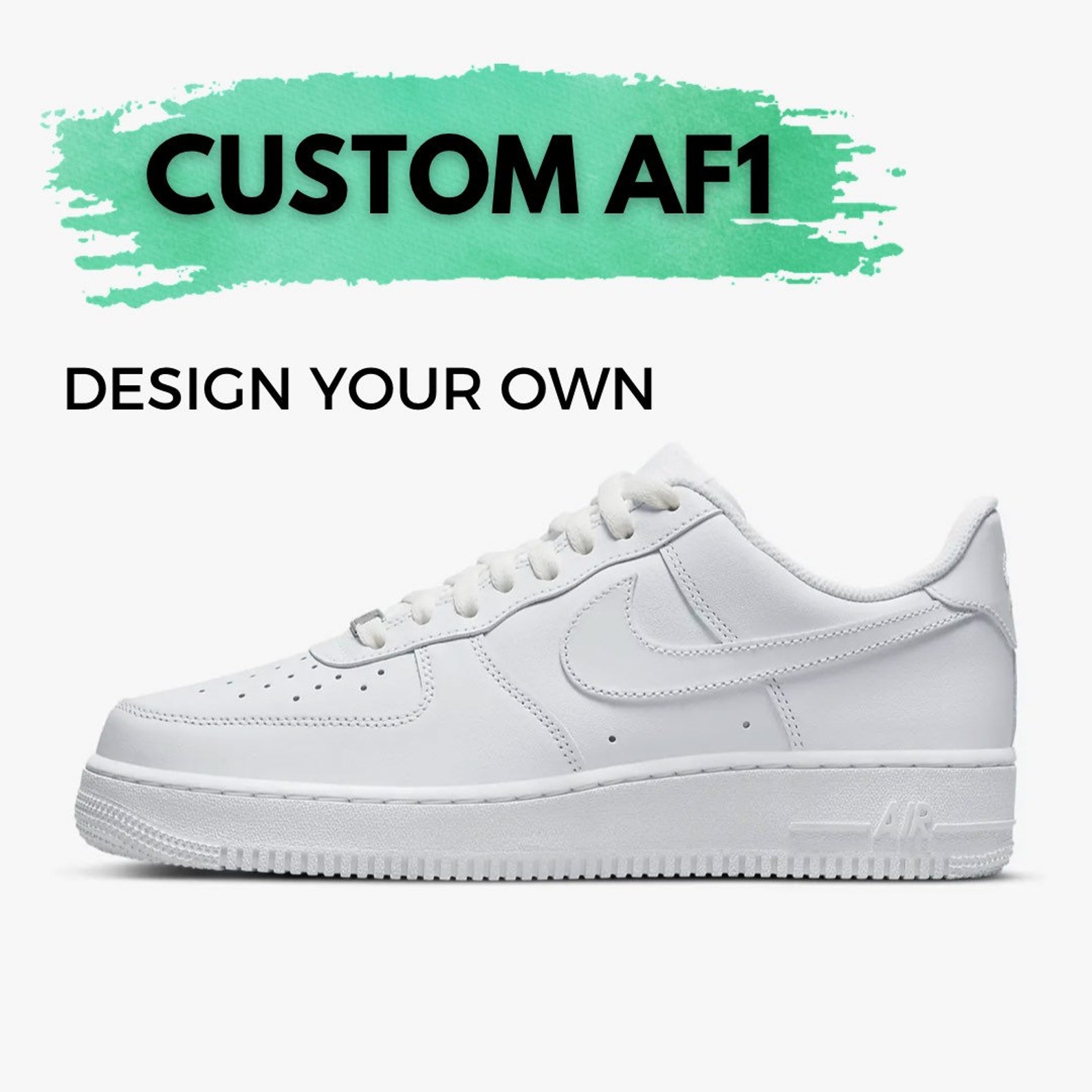 Custom Hand Painted Af1 Design Your Own - Etsy