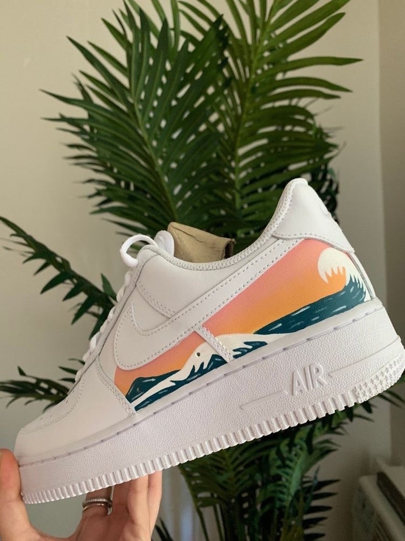Sunset Waves Custom Air Force One - Etsy