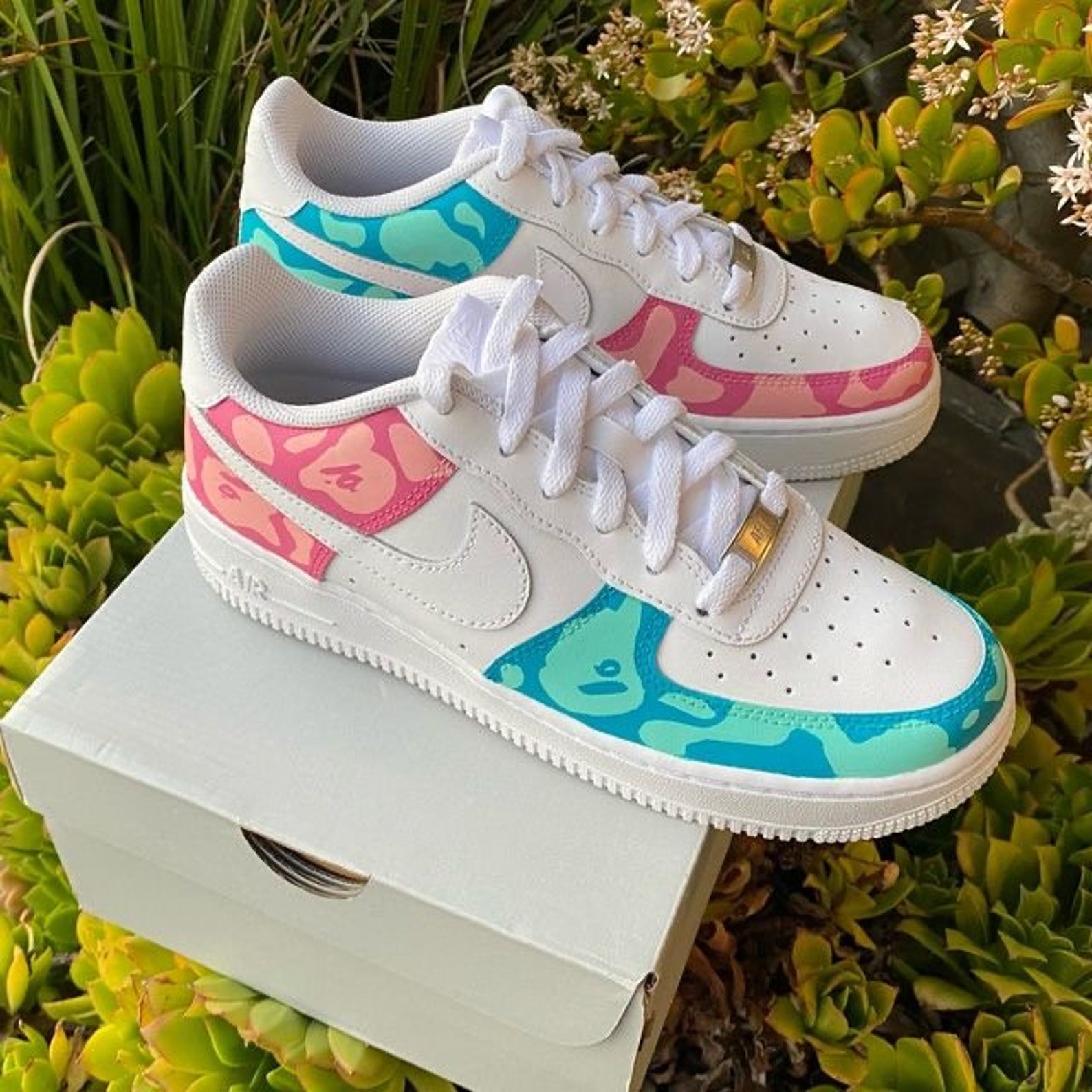 Colourful Bape/ape Custom Af1 - Etsy