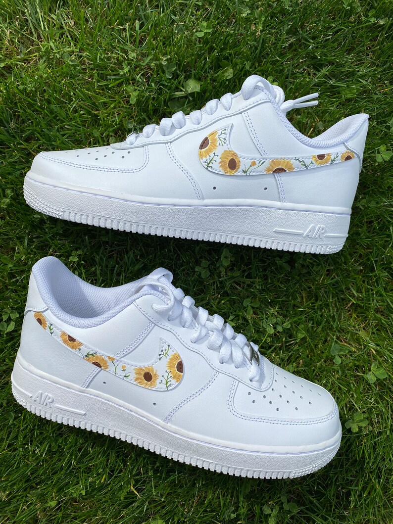 Sunflower Custom Nike Air Force 1 - Etsy