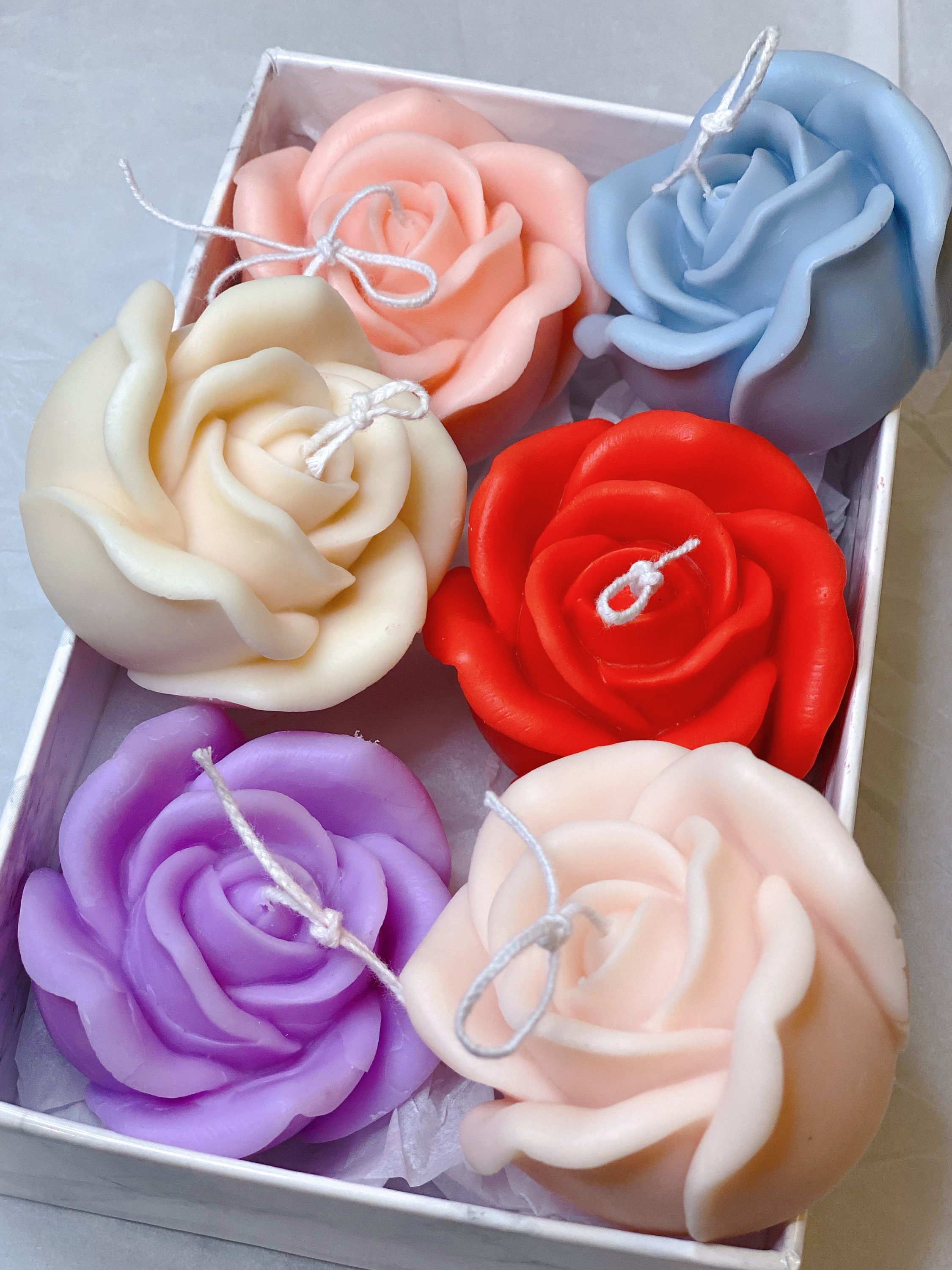 3D Rose Candleshandmade Candlesgift Ideashome Decorvalentine's Day - Etsy