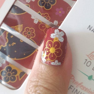 Geisha Nail Polish Wrap - Etsy