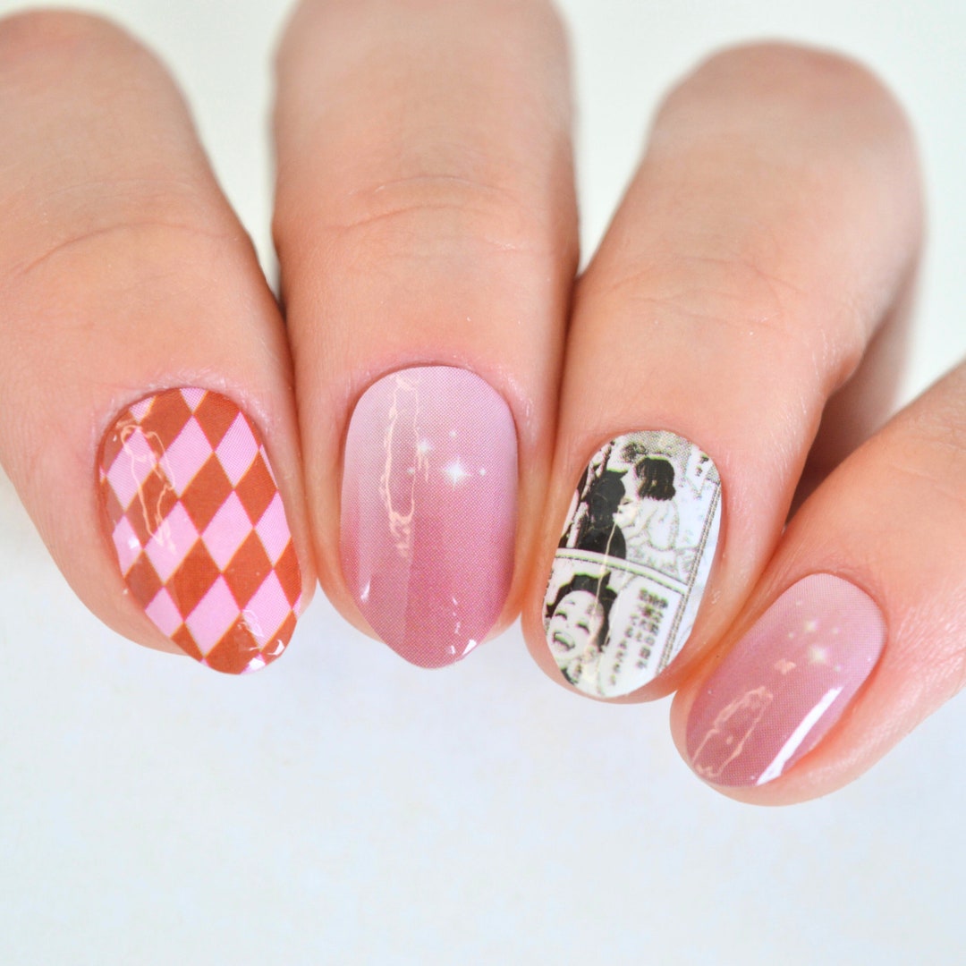 Nezuko | Demon Slayer Anime Nail Polish Wrap - Etsy