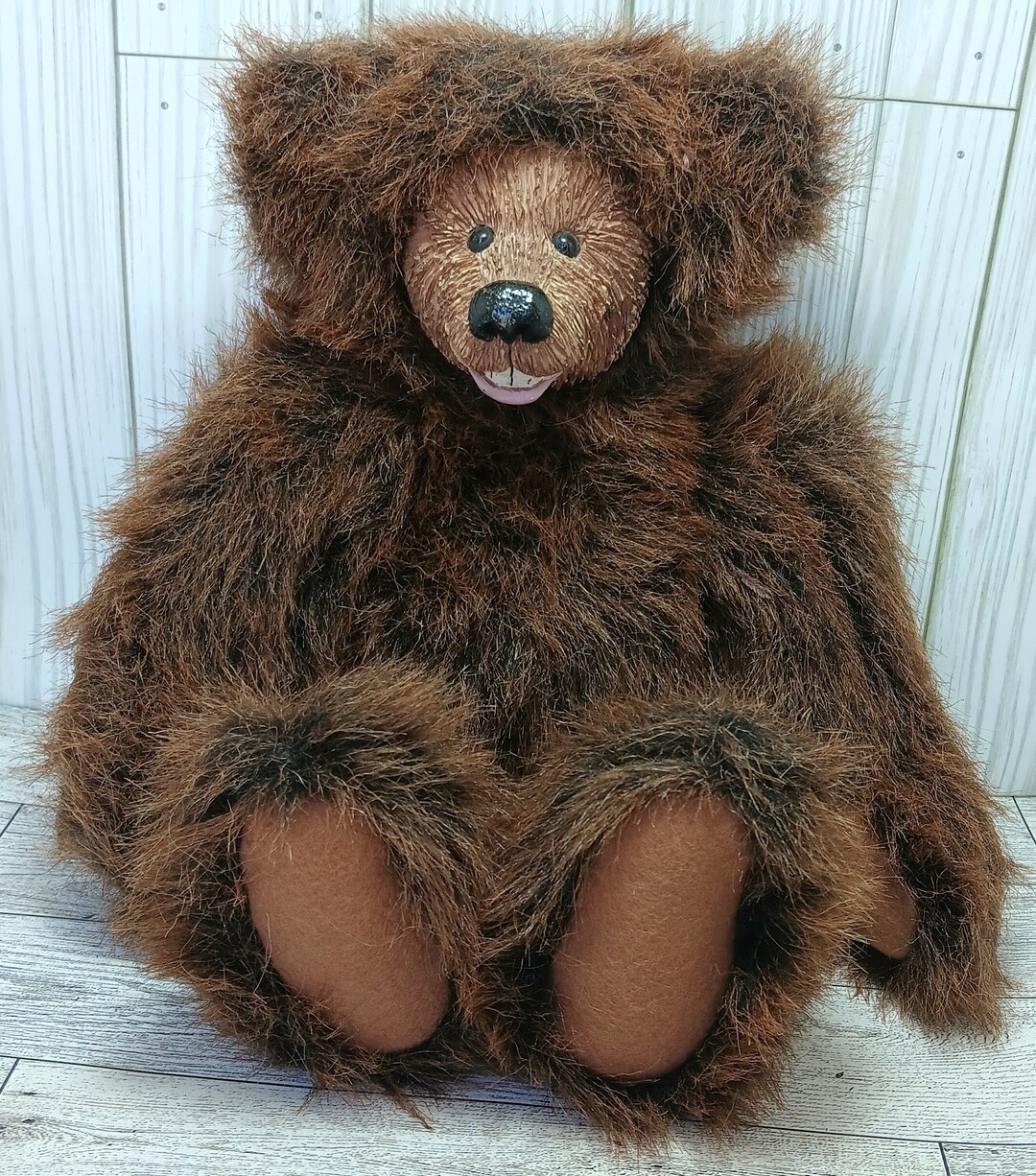 Authentic Kimbearlys Original Resin Face Bear Handcrafted Collectible ...