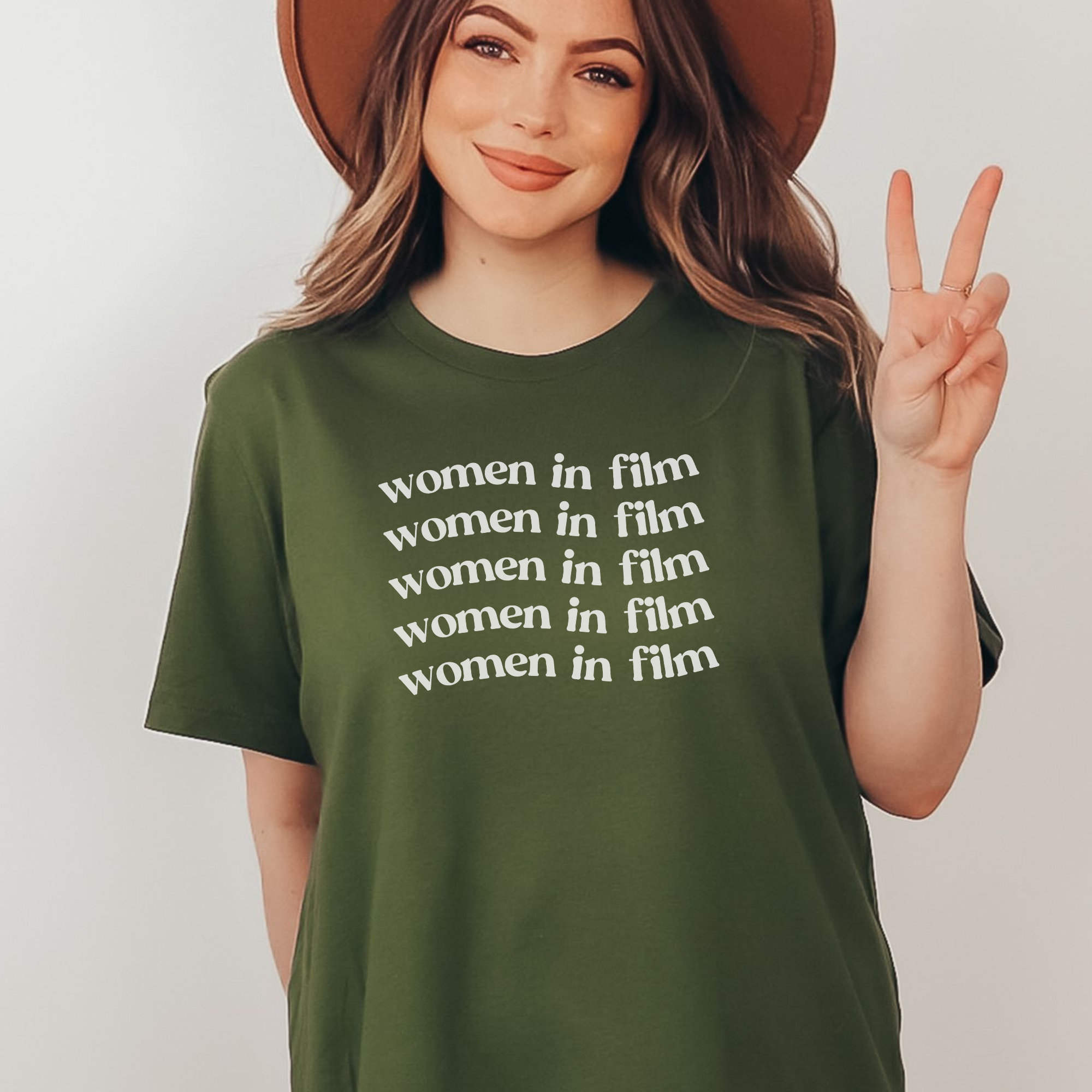 Women in Film Oversized Shirt, Retro Women in Film Crewneck, Filmmaker ...