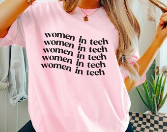 Women in Tech Shirt, Baddies in STEM Sweatshirt, Woman Scientist Gift ...