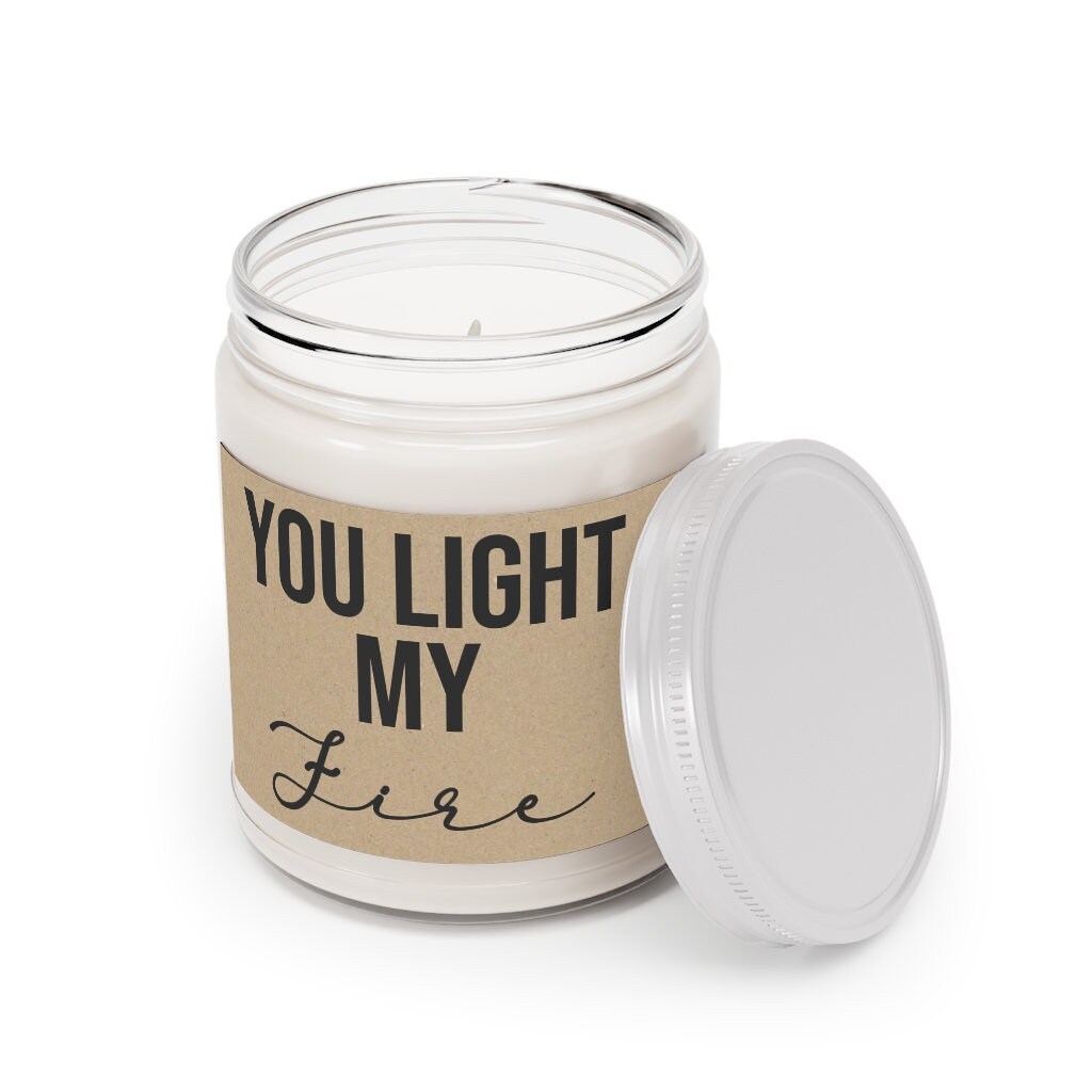 You Light My Fire Candle for Valentine's Day Gift Couple - Etsy