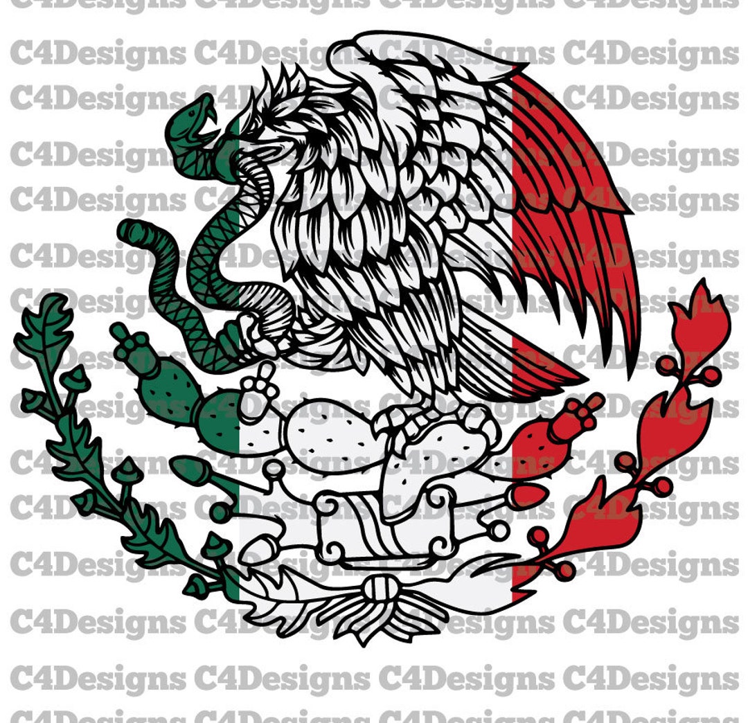Mexico, Eagle, Escudo De Mexico, Aguila PNG, Spanish - Etsy