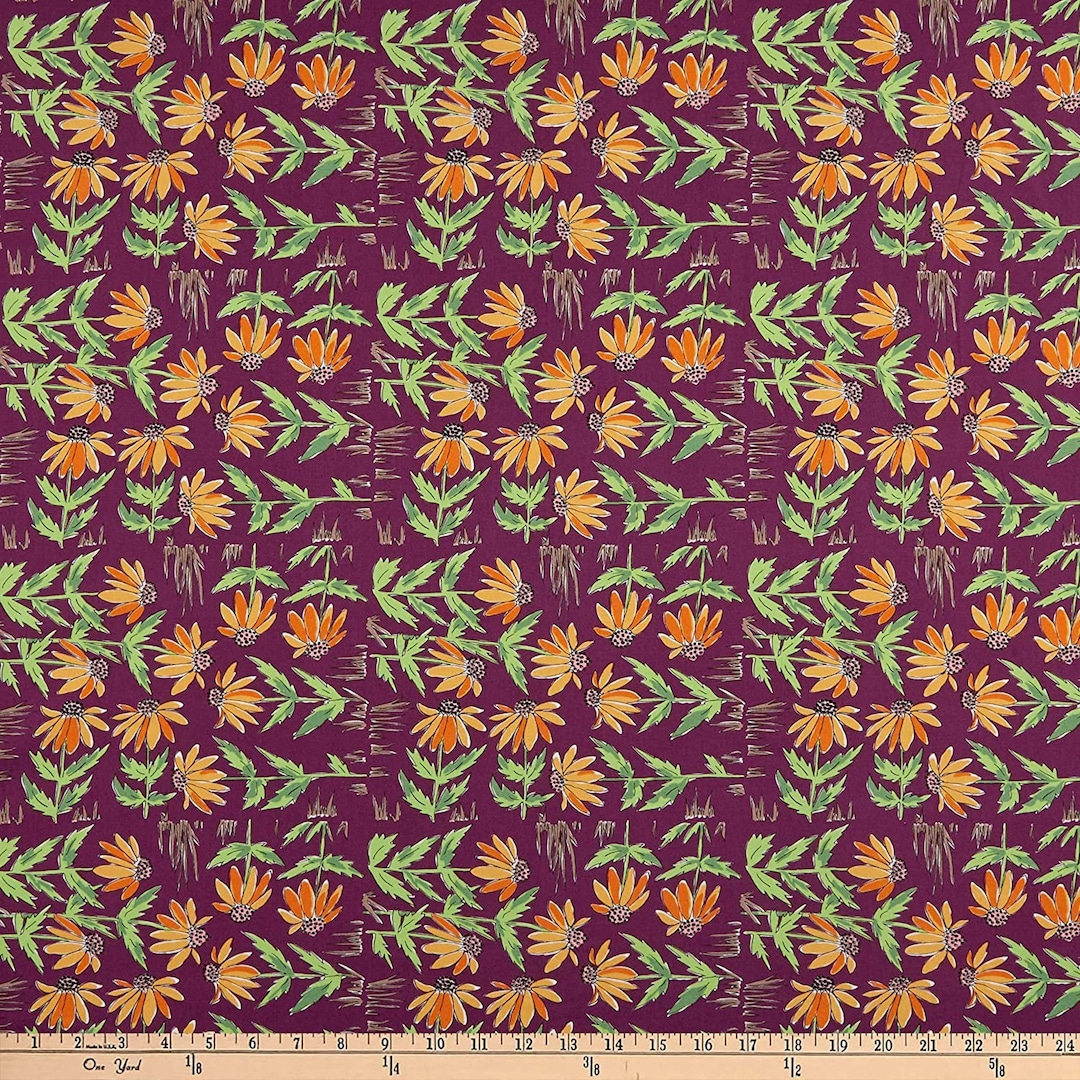 Free Spirit Color Fusion Daisy Plum PWLH018.PLUM - Etsy