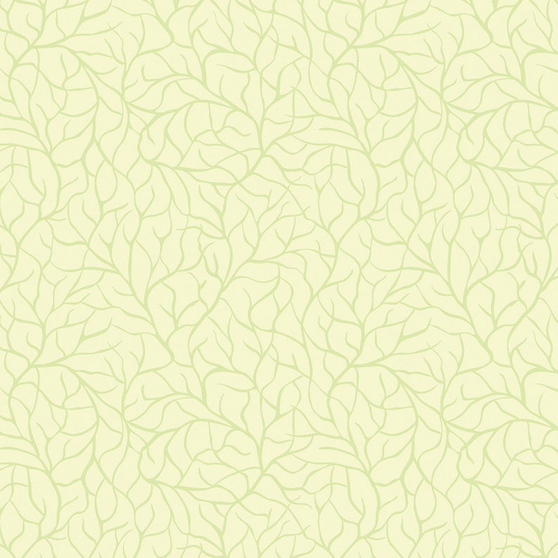 Benartex Amanda Murphy Flora & Fauna Forest Branches Aloe 17055B-43 - Etsy