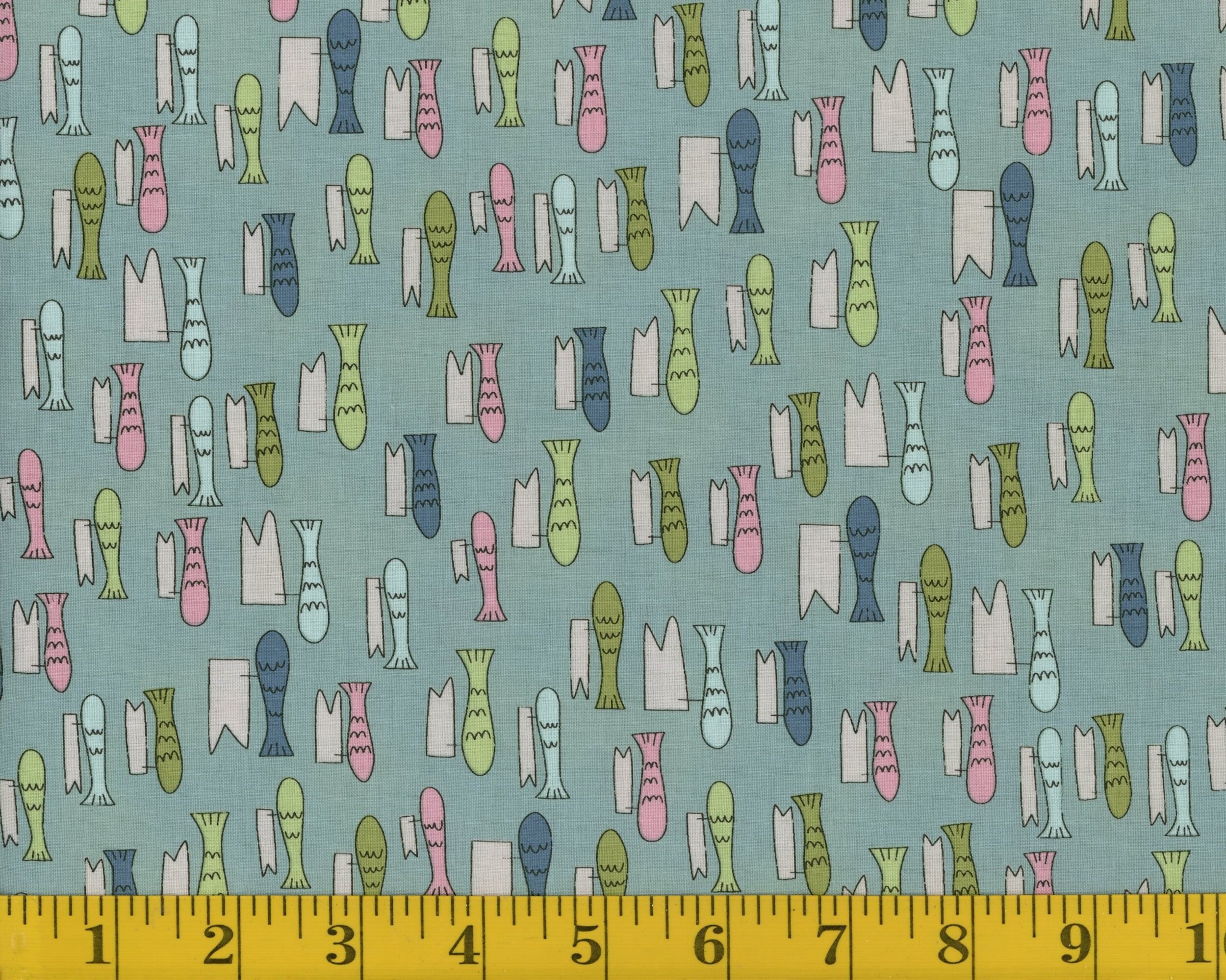 All Afloat Flying Fish Clothworks Fabric Visual Arts Dyeing & Batik ...