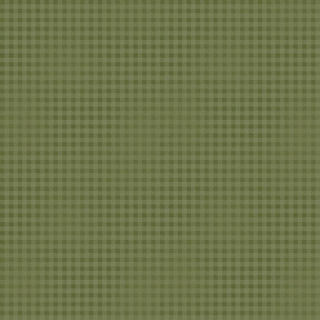 Benartex Heartland Wool Check Green BEN110824 9614B-44 - Etsy