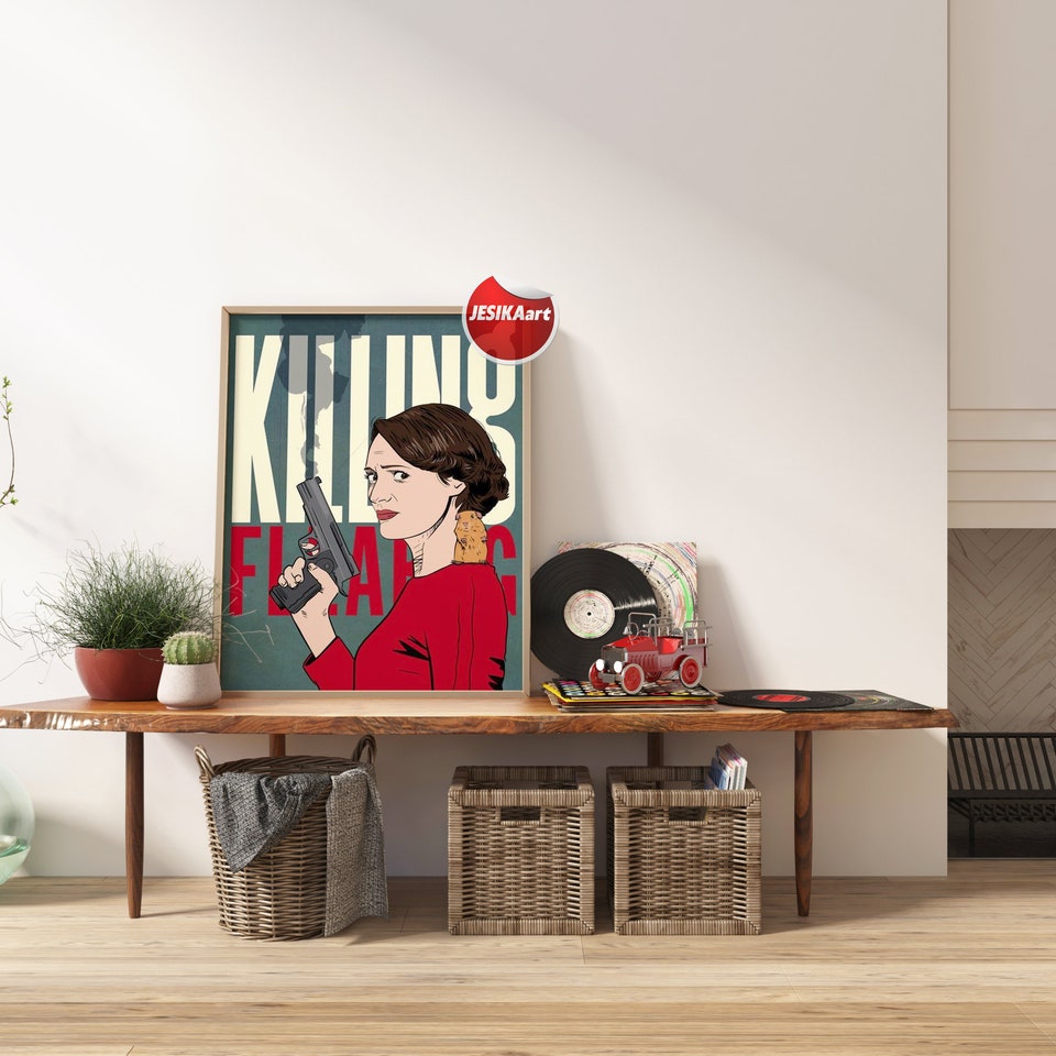 FleaBag Print - Killing Flead Bag Art Print - TV Shows Poster sold by ...