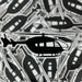 LUH-72 Lakota / Eurocopter EC145 Helicopter 3/4 Side View Vinyl Decal ...