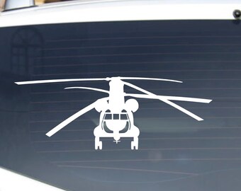 CH-47 Chinook Helicopter Vinyl Decal, Army Aviation, Helicopter, Truck ...
