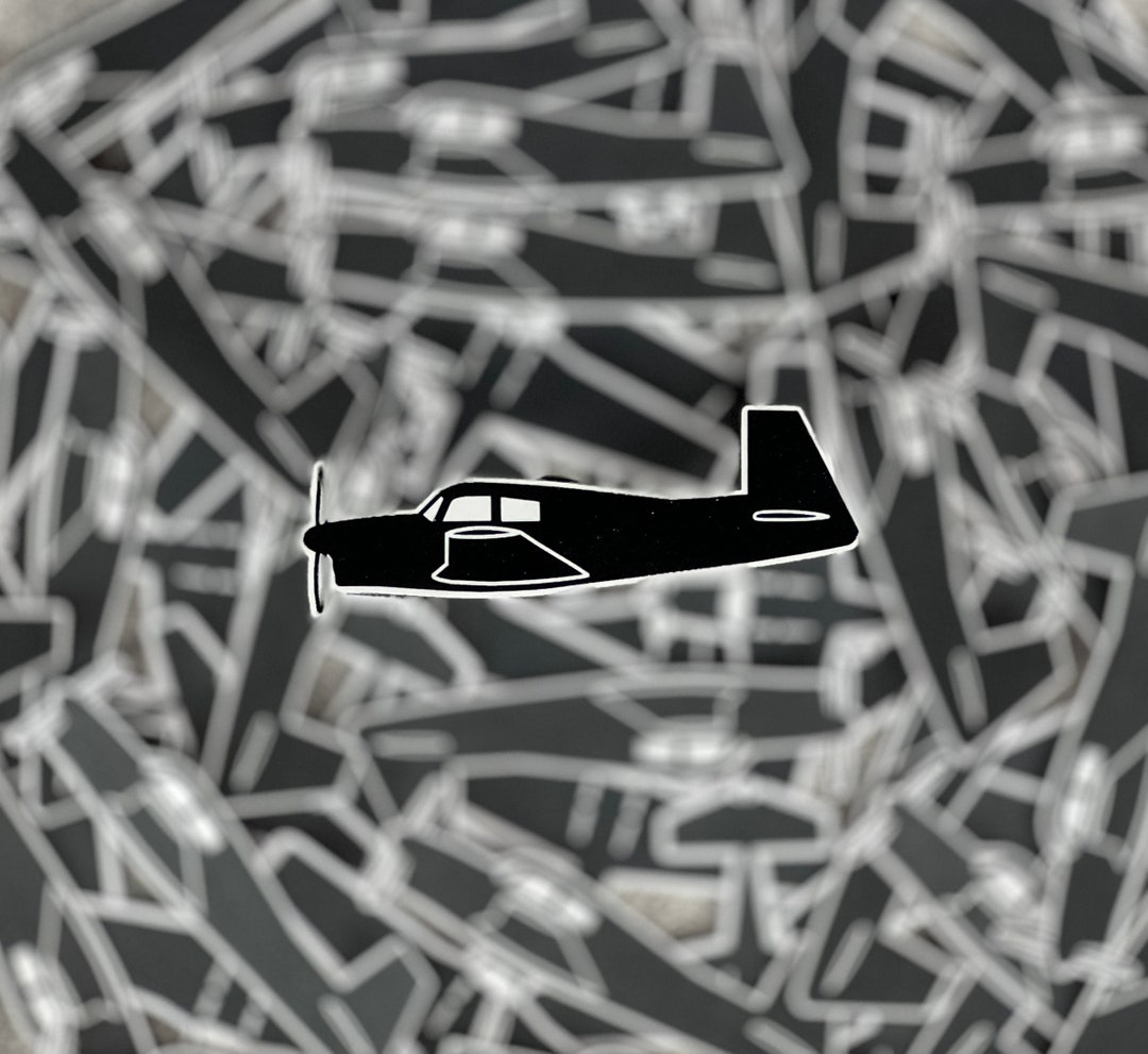 Mooney M20C Side View Airplane Sticker - Etsy