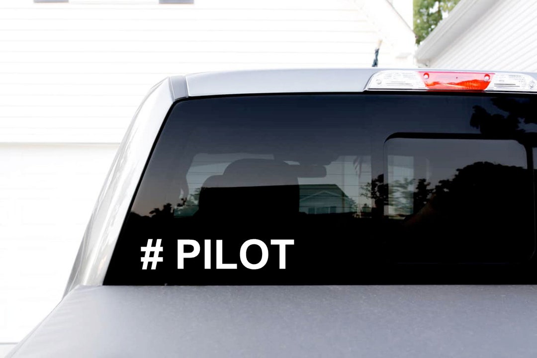 Vinyl Decal #PILOT - Etsy