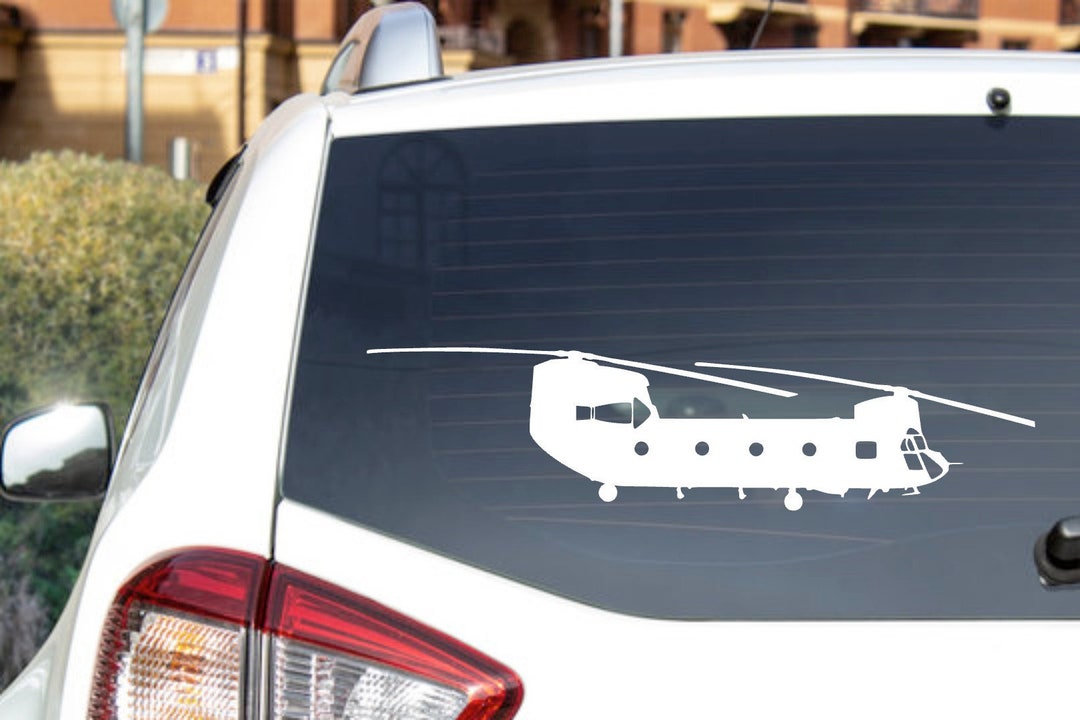 CH-47 Chinook Army Helicopter Side View Vinyl Decal - Etsy