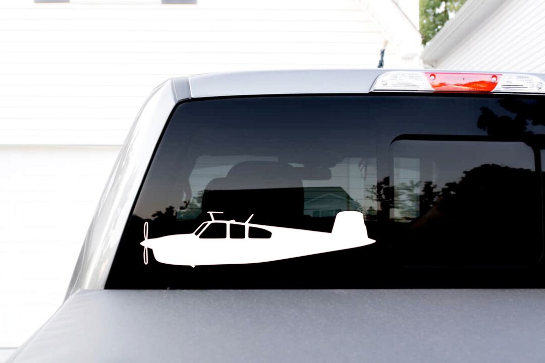 Beechcraft Bonanza 35 V-tail Side View Vinyl Decal - Etsy