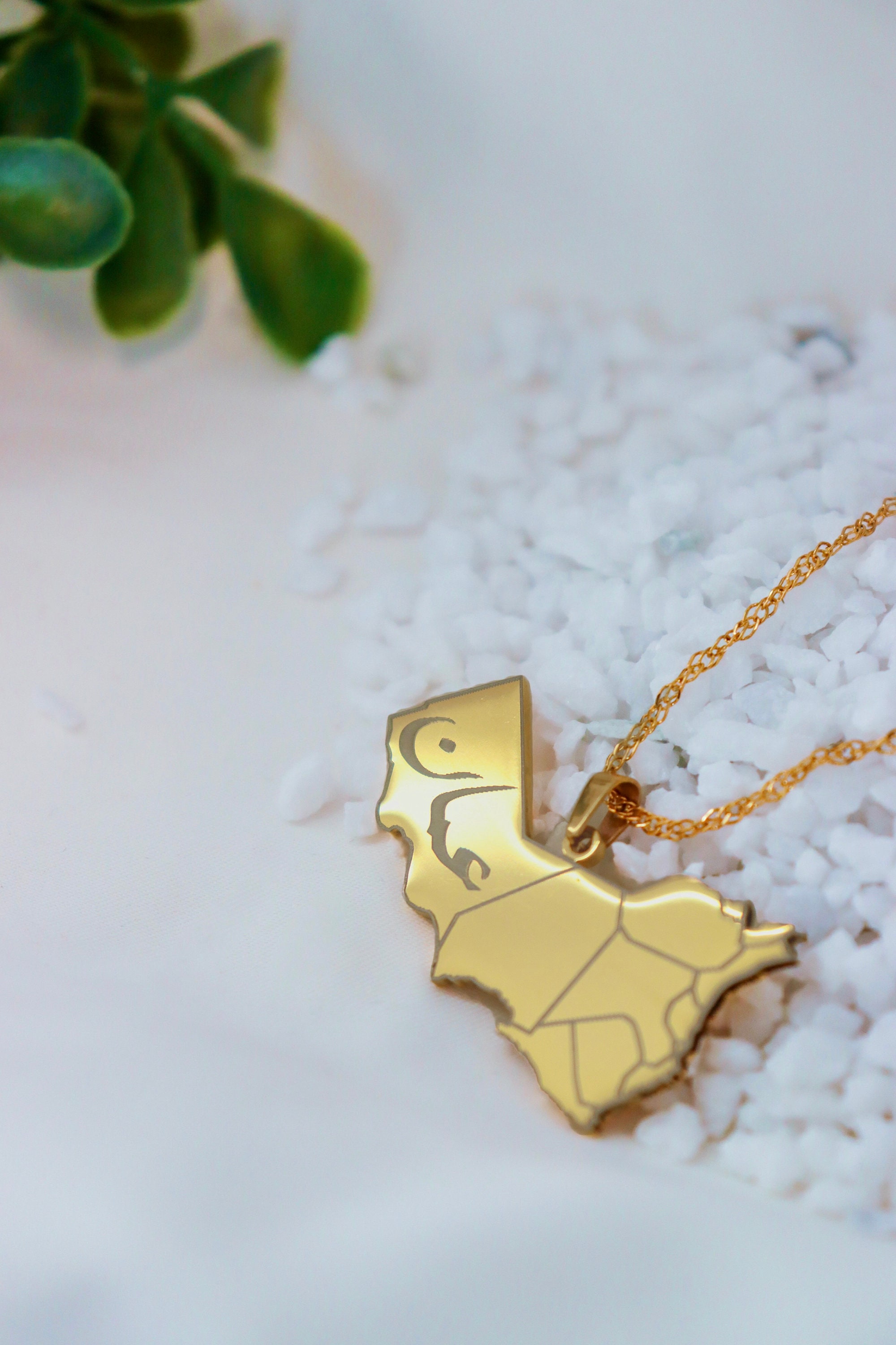 Oman Map Necklace | Etsy