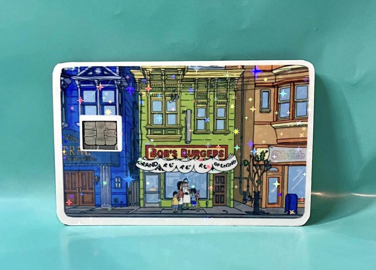 Cute Debit/credit Card Skin Cover - Etsy