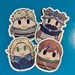 Assorted Anime Squish-style Stickers - Etsy