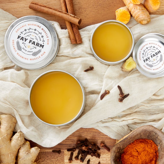 Organic Warming Muscle Rub - Etsy