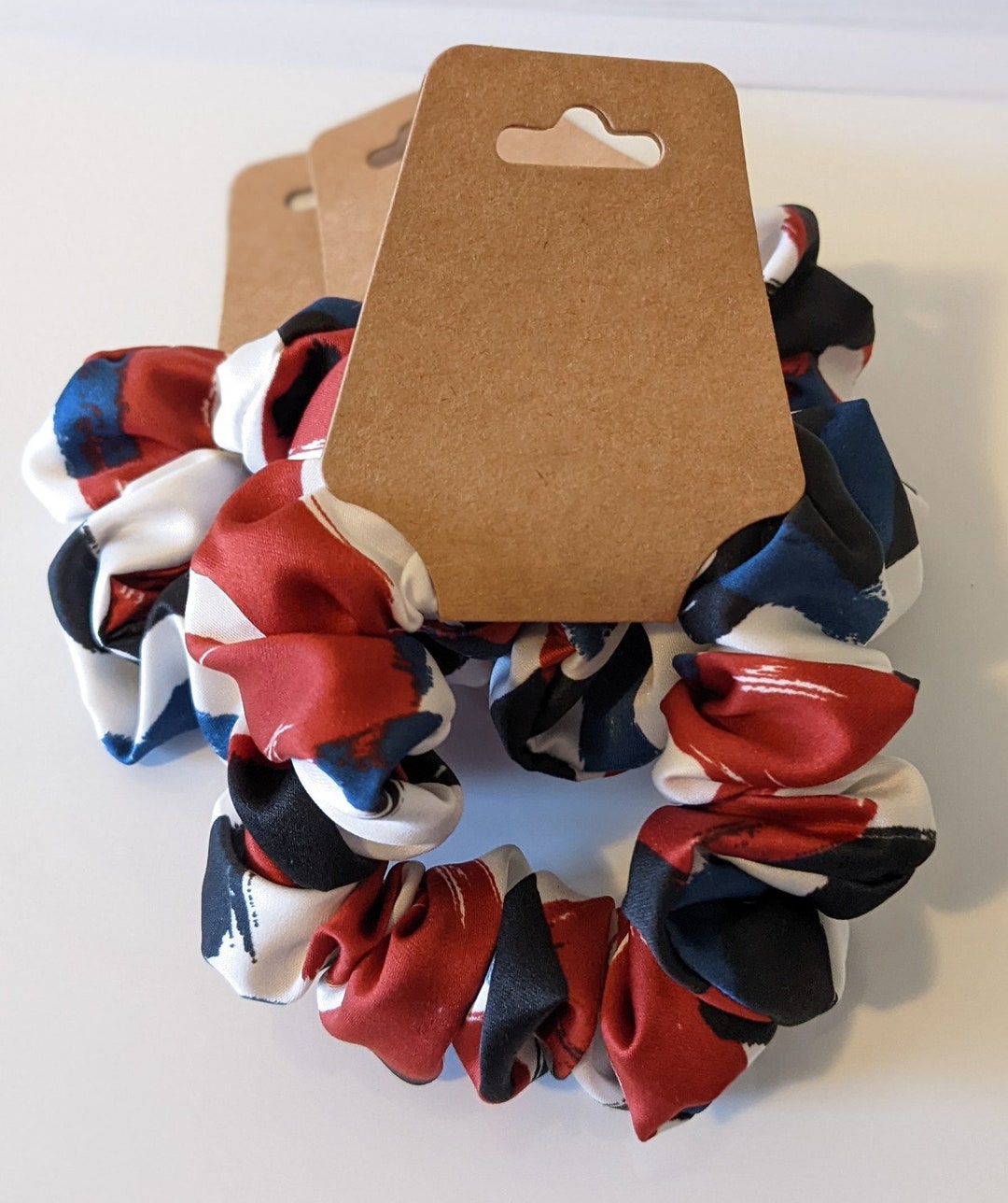 Nautical Patriotic Red White & Blue Scrunchie - Etsy
