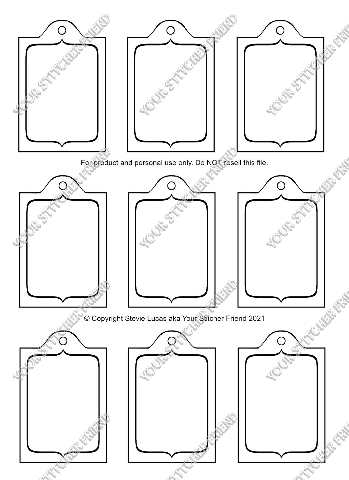 EDITABLE Gift Tags With Signature Font | - Etsy UK