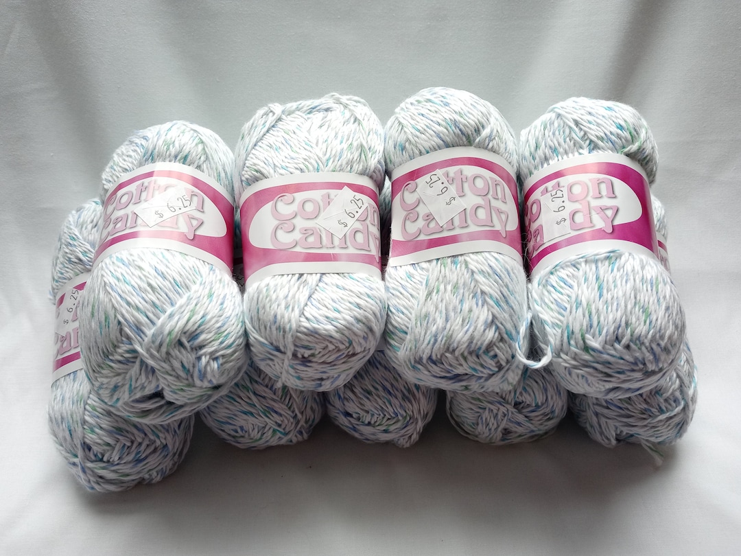 YARN Cotton Candy Yarn by Knitting Fever Inc Color 14 Knit - Etsy