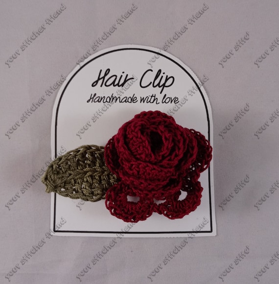 PRINTABLE Hair Clip Display Card Cut and Print Handmade | Etsy