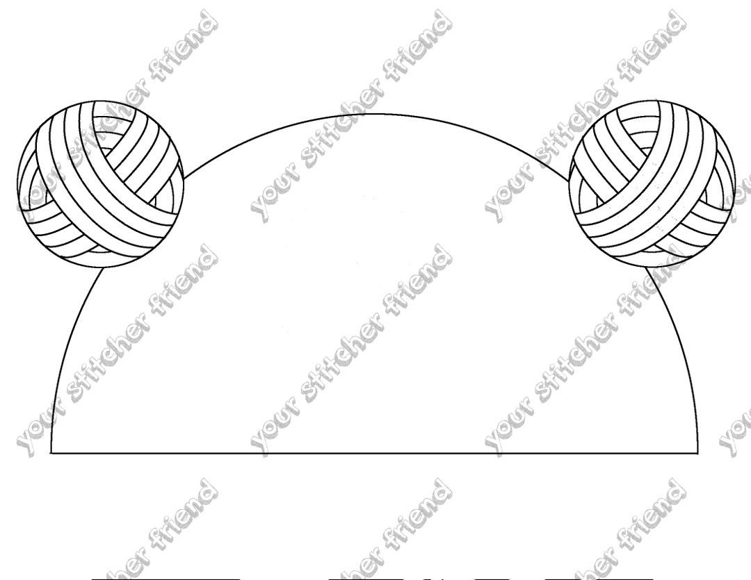 PRINTABLE Pigtail Beanie Product Display Insert | Cut and Print ...
