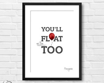 You Float Too Print | Etsy