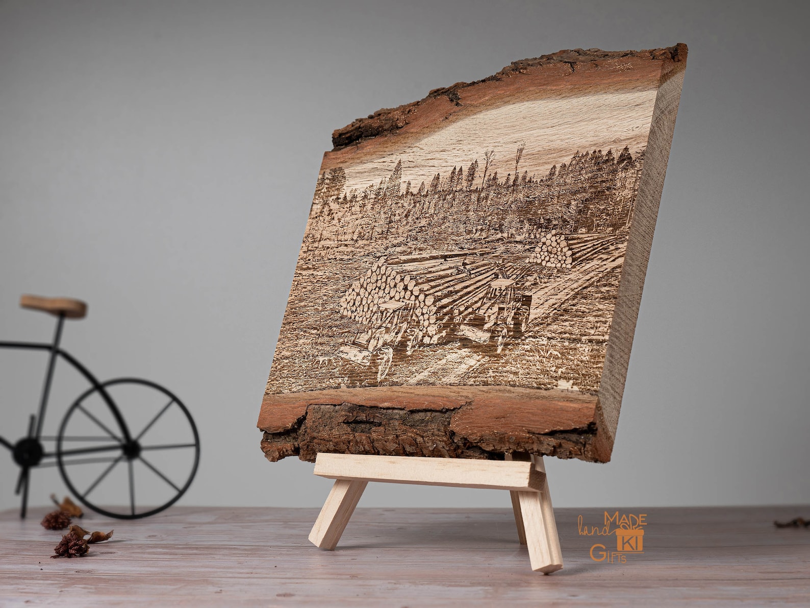 Custom Handmade Landscape Wood Burning,personalized City Landscape ...