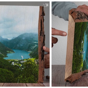 Gift for Mom Wood Photo Transfer With Your Picture Gift for Mom Custom ...