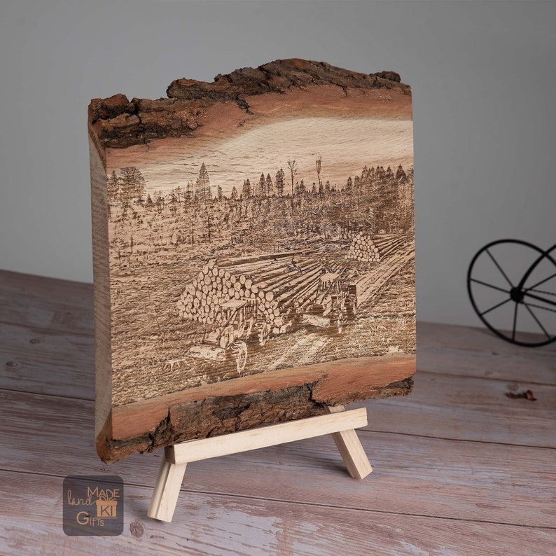Custom Handmade Landscape Wood Burning/wood Burning Art/ - Etsy