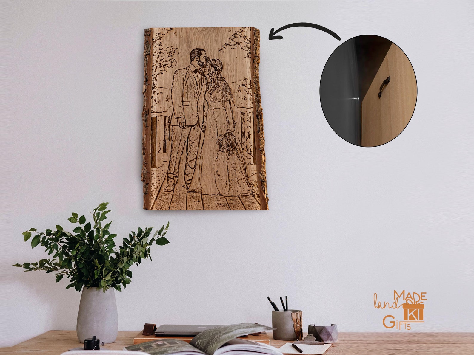 Custom Handmade Landscape Wood Burning,personalized City Landscape ...