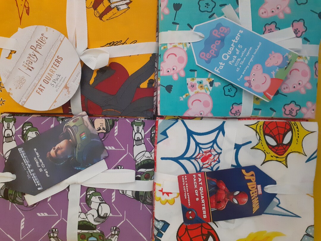 Licensed Fabric Fat Quater Bundles New. - Etsy UK