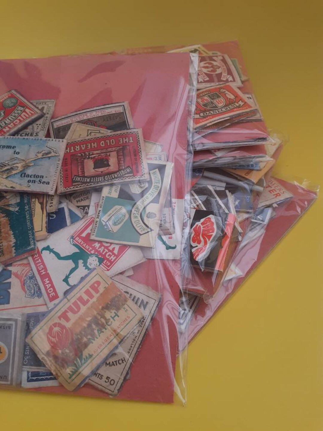 A Selection of Vintage Matchbox Paper Card Scraps - Etsy UK