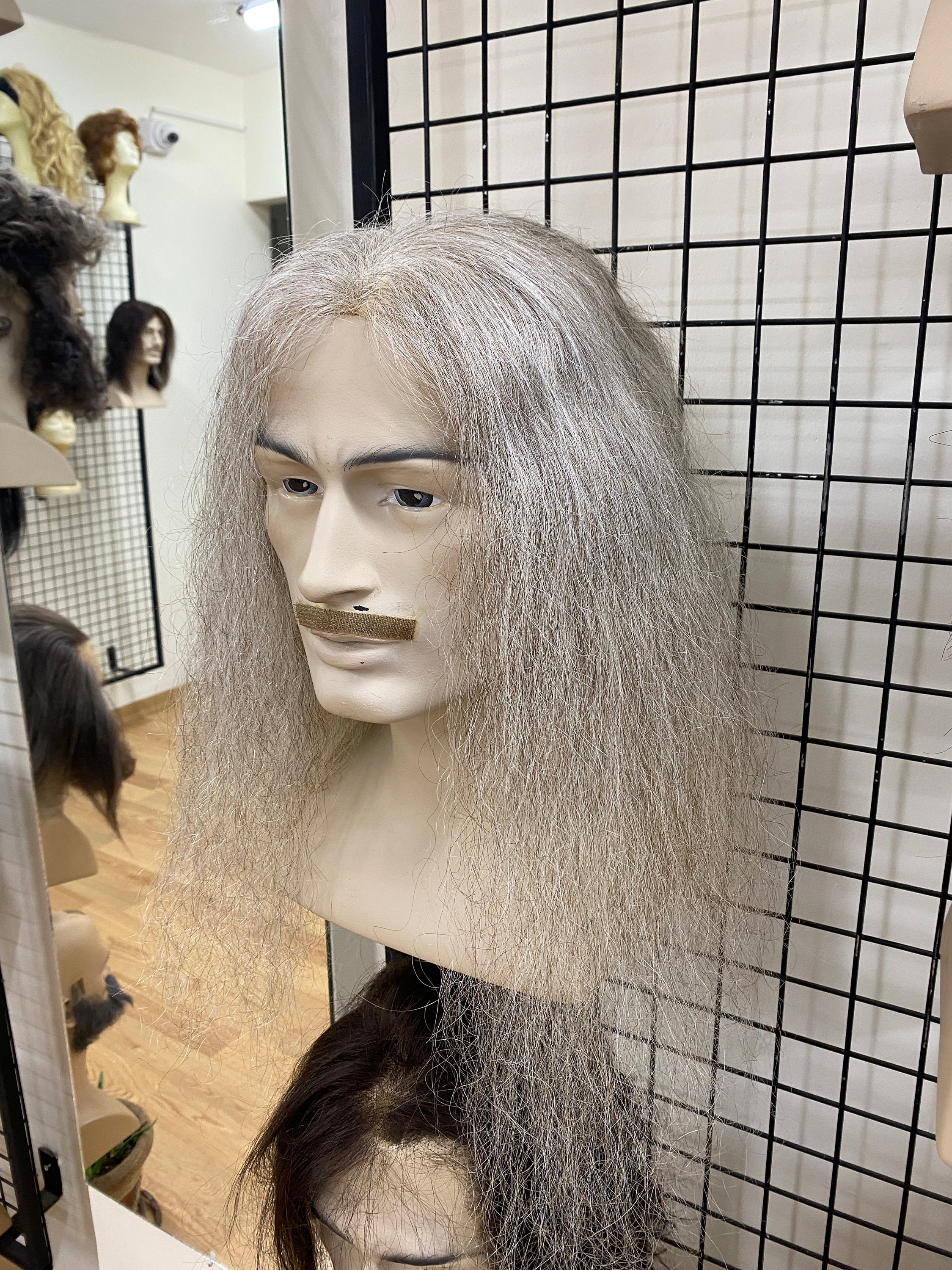 Handmade Human Hair Real Wig on Lace - Etsy