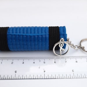 Yoga Mat Keyring Keychain - Etsy
